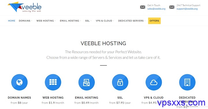 Veeble美国/英国/荷兰VPS：1核1G/10GB SSD/500GB流量/1.8美元/月，支持支付宝/财付通/Paypal - 4A评测