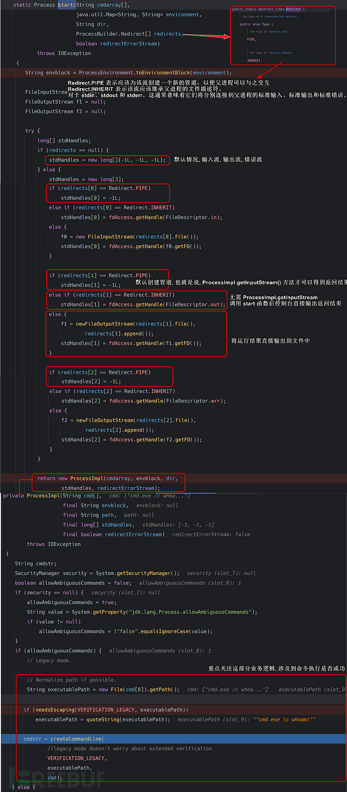 JAVA 安全 | 深入分析 Runtime.exec 命令执行底层机制 - 4A评测