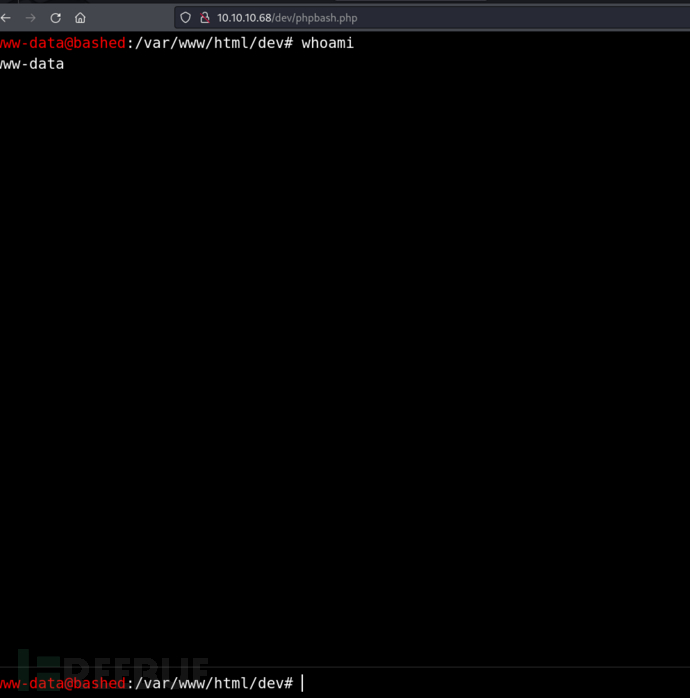 [Meachines] [Easy] Bashed PHP Bash+Python计划任务权限提升 - 4A评测