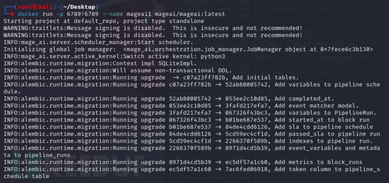 Mage-AI 不安全的默认身份验证设置导致0day远程命令执行漏洞(CVE-2025-2129) - 4A评测